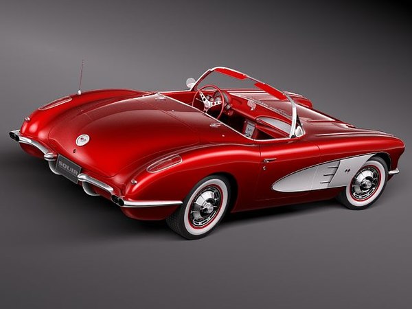 chevrolet corvette c1 3d 3ds