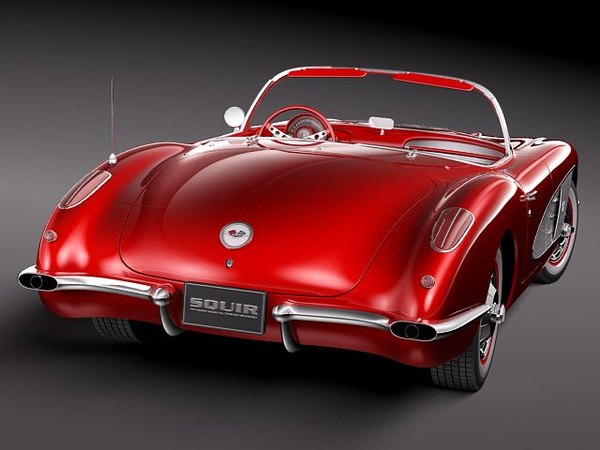 chevrolet corvette c1 3d 3ds