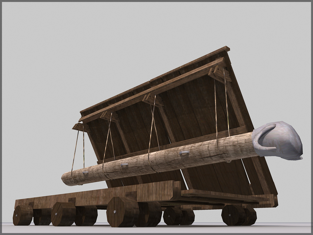 3d model battering ram