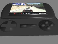 sony psp 3d model