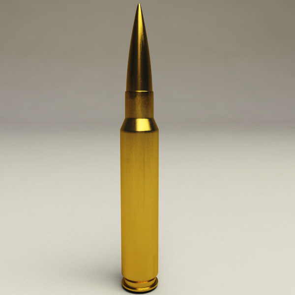 3d model cartridge 408 cheytac