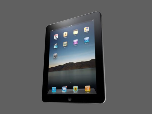 apple ipad 3d model
