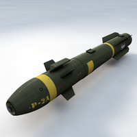 agm-114a hellfire missile 3d max