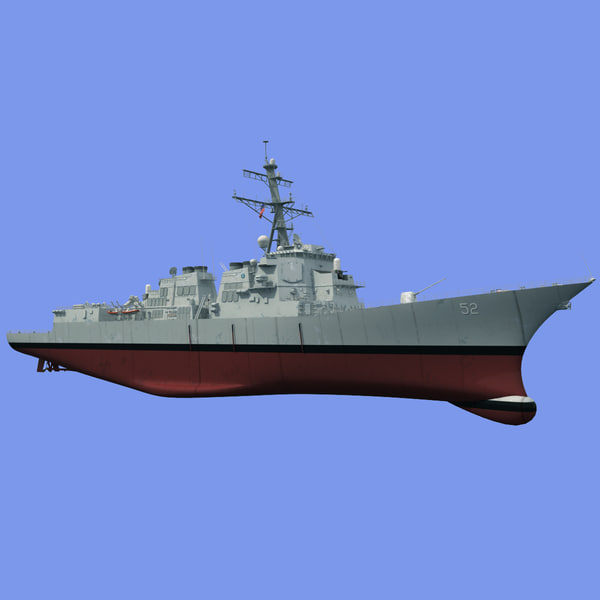 uss arleigh burke ddg-51 3d model