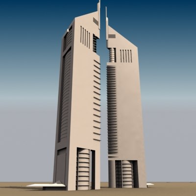 Torres dos Emirados Modelo 3D - TurboSquid 530763