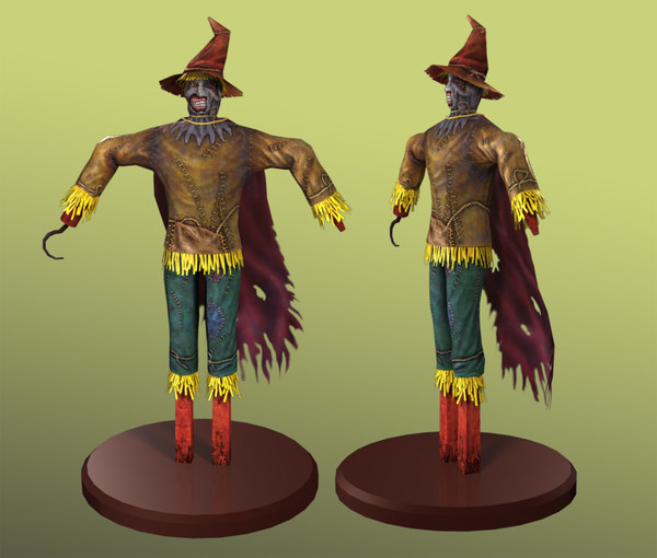 Scarecrow 3D Models for Download | TurboSquid