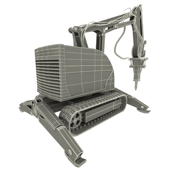 3ds max brokk remote controlled demolition