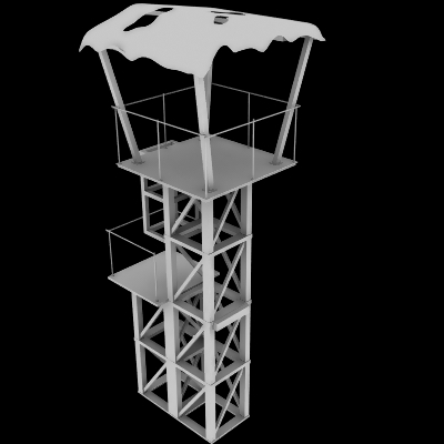 scrap guard tower town 3d 3ds