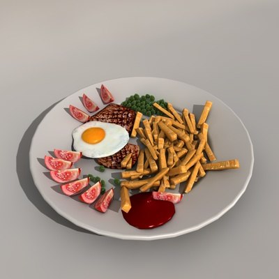 식품 3D 모델 - TurboSquid 531812