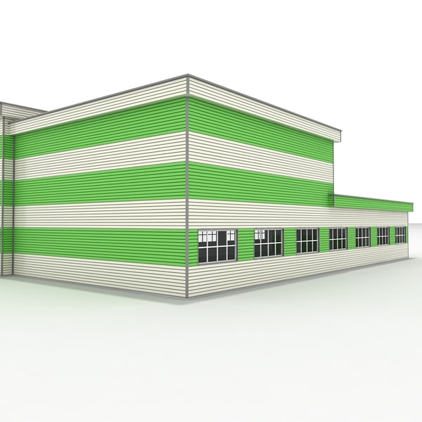 3d factory building 02