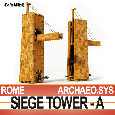 3d roman legionary siege tower
