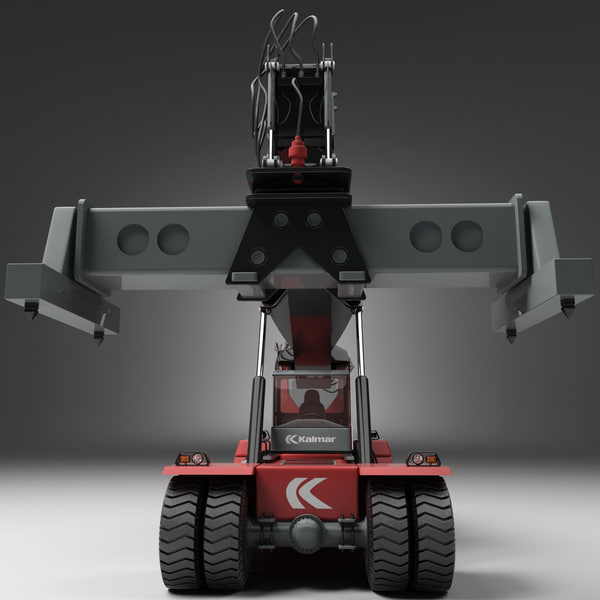 kalmar reach stacker 3d model