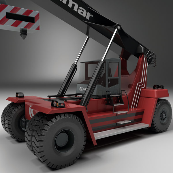 kalmar reach stacker 3d model
