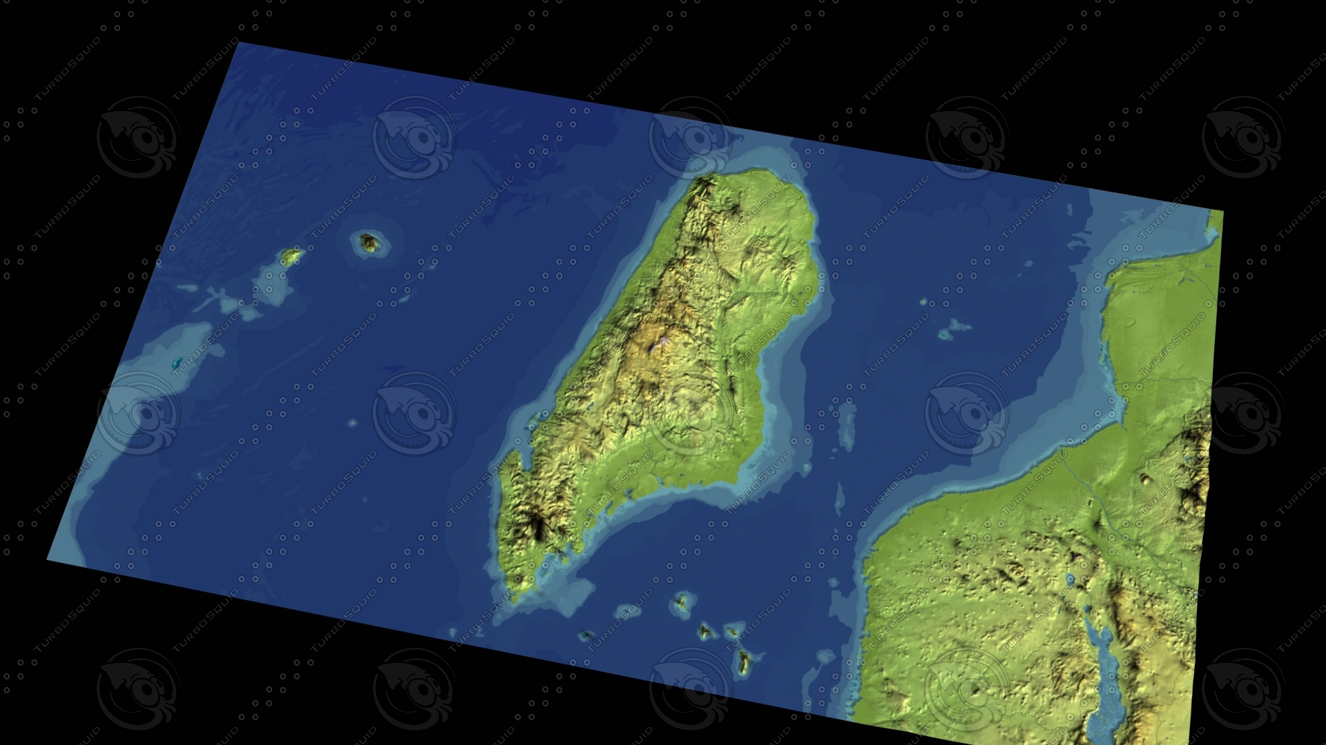 madagascar maps 3d model