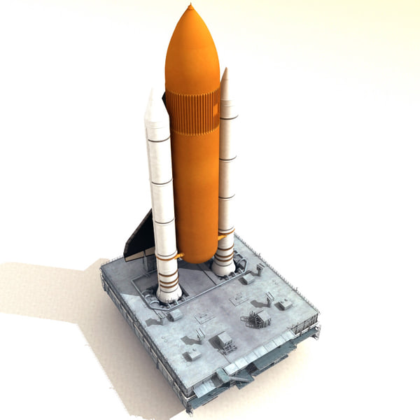 3d model of crawler mobile launch platform
