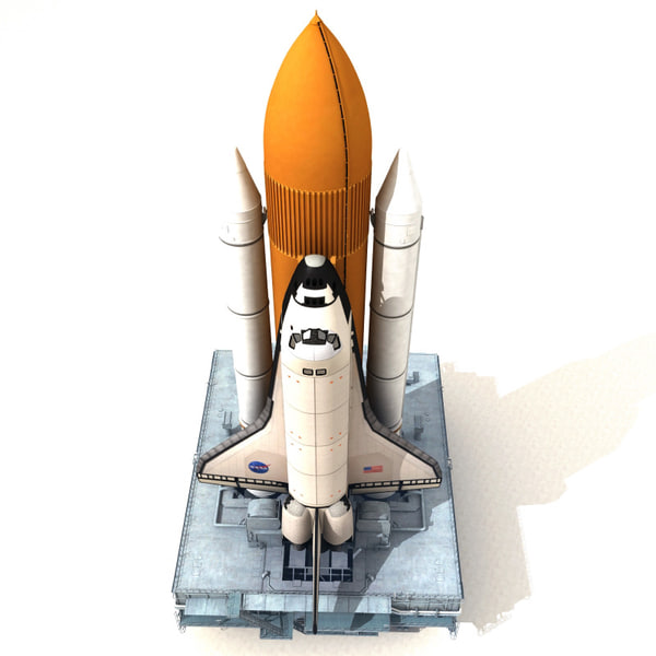 3d model of crawler mobile launch platform