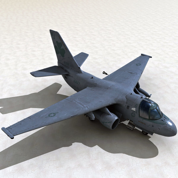 3d model s-3b viking aircraft