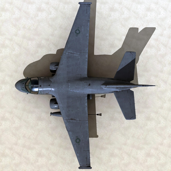 3d model s-3b viking aircraft