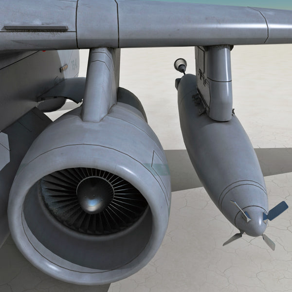 3d model s-3b viking aircraft