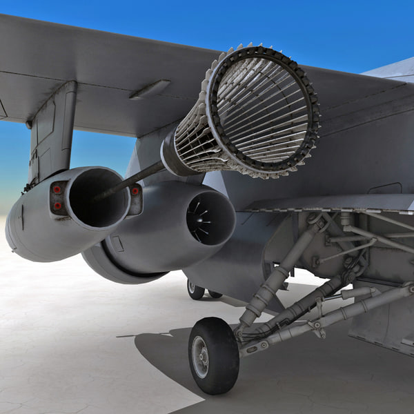 3d model s-3b viking aircraft