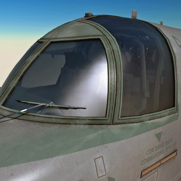 3d model s-3b viking aircraft