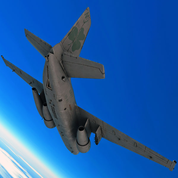 3d model s-3b viking aircraft
