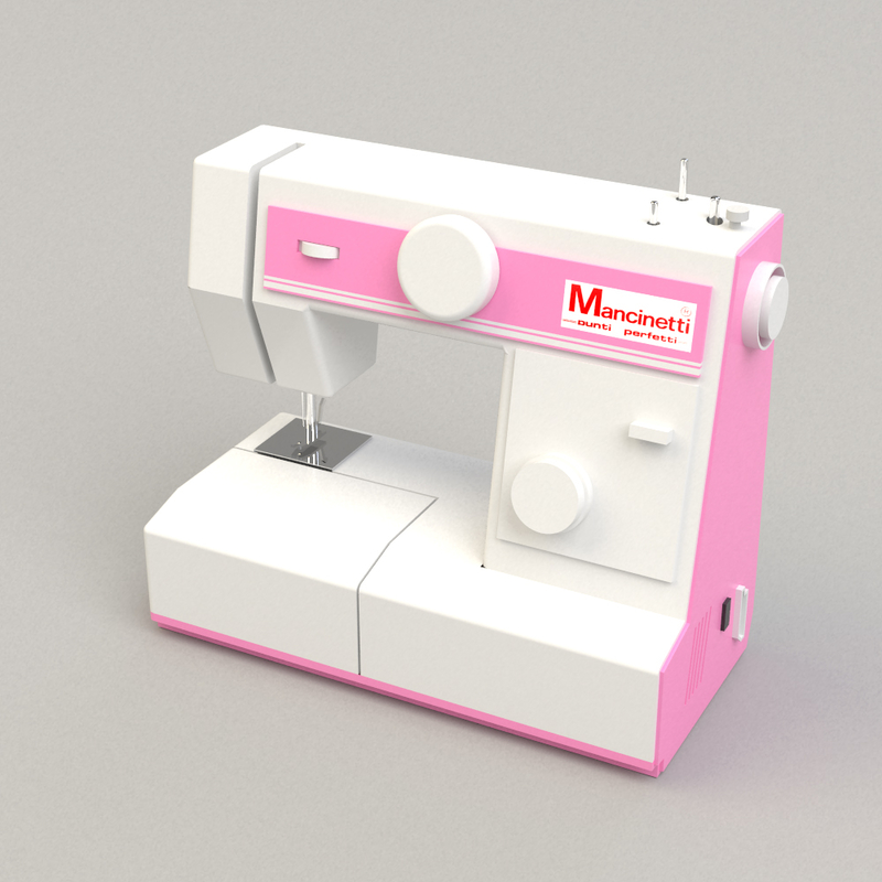 sewing machine 3d model