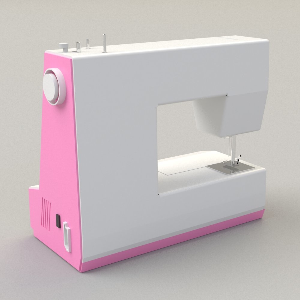 sewing machine 3d model