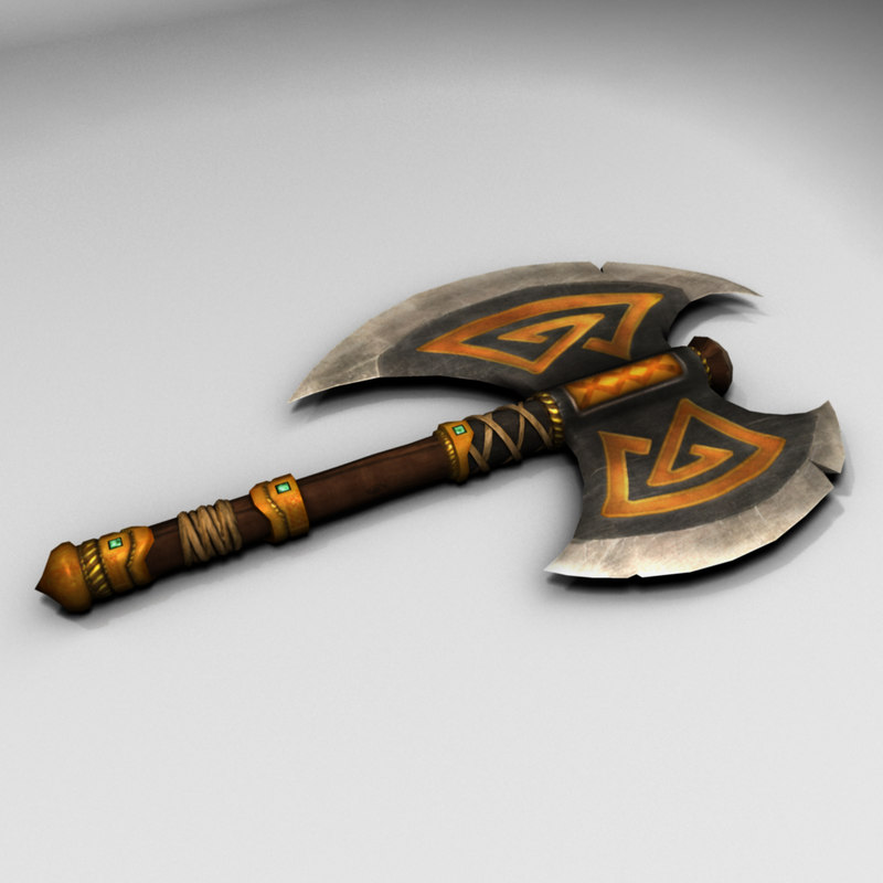 obj short battle axe