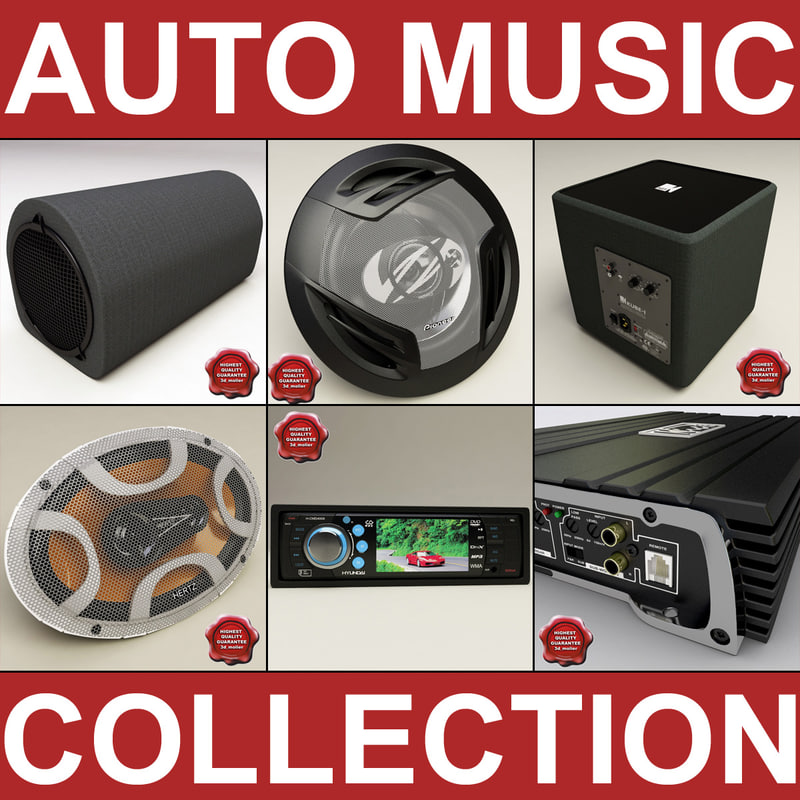 auto music 3d model