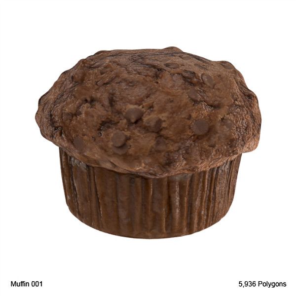 muffin 3d model
