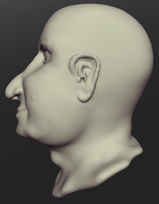 free human head 3d model