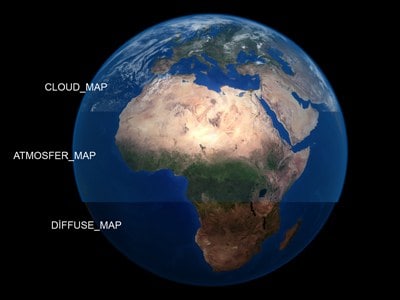 photoreal earth 3d model