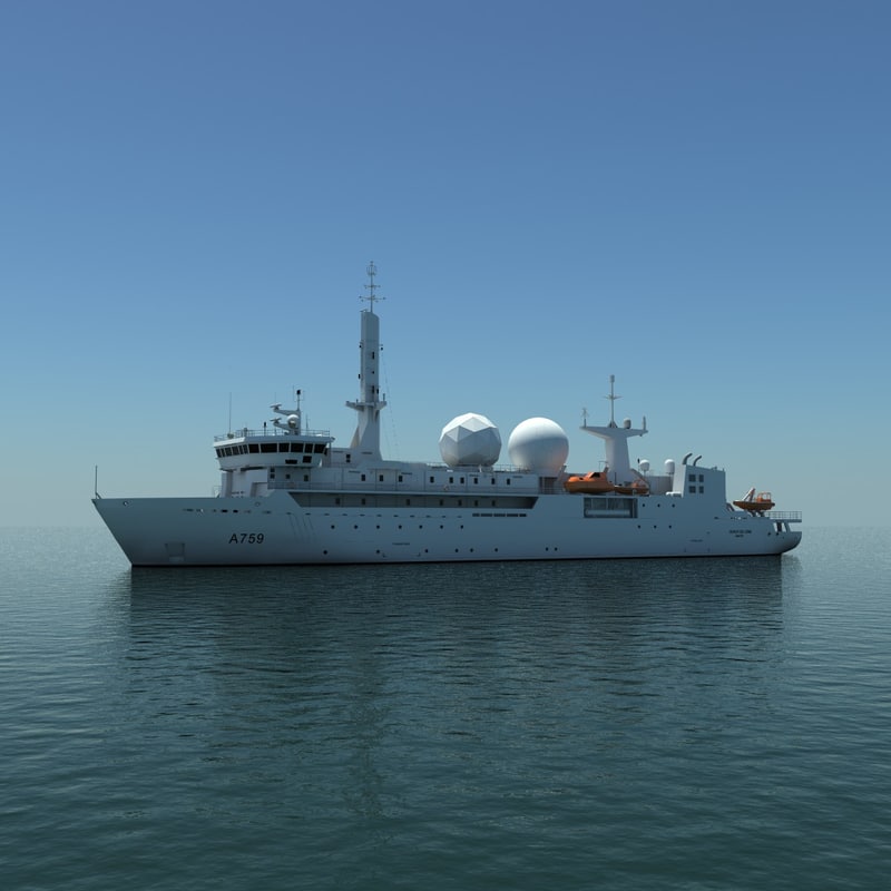 dupuy communication intelligence ship 3d model