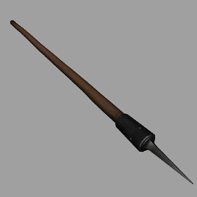 3d model goedendag medieval weapon