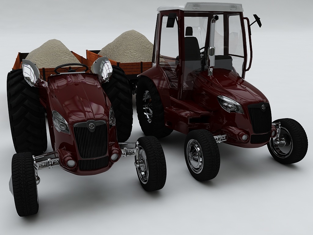 skoda tractors 3d 3ds