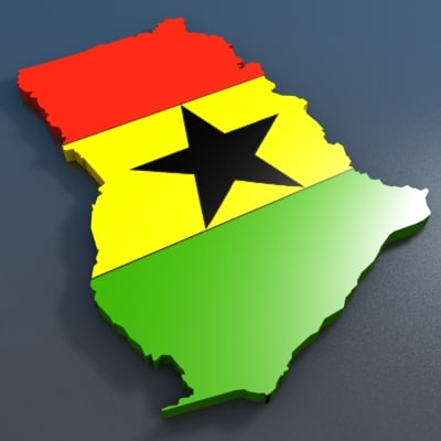ghana 3d model