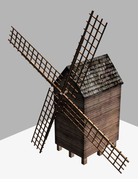 windmill 3d model
