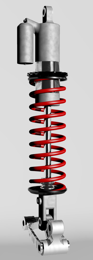 shock absorber 3d model