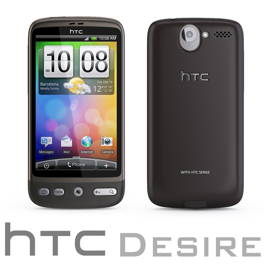 htc desire 3d model