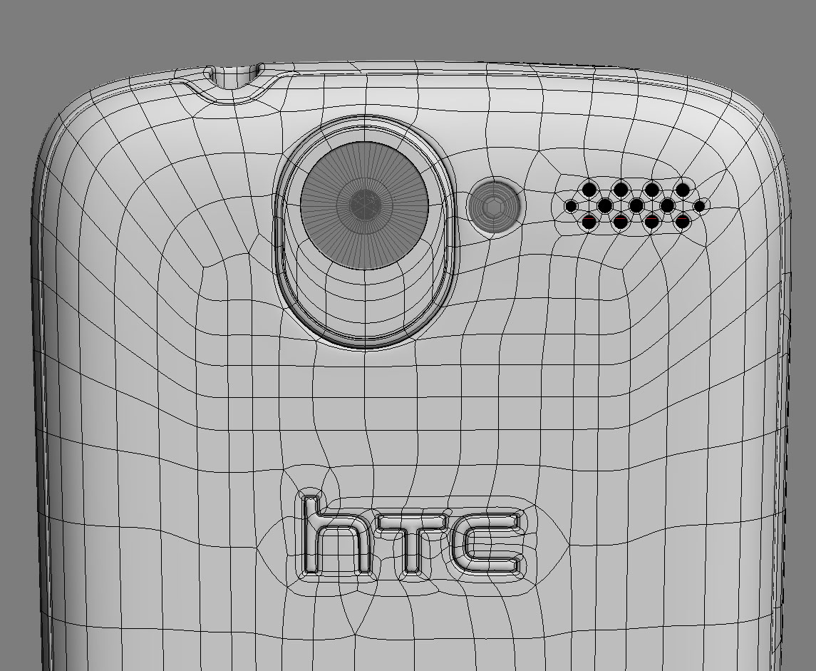htc desire 3d model