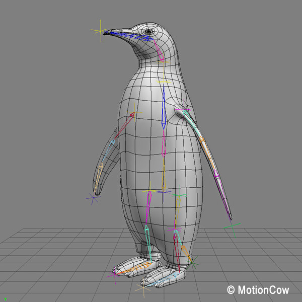 penguin 3d model