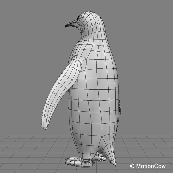 penguin 3d model
