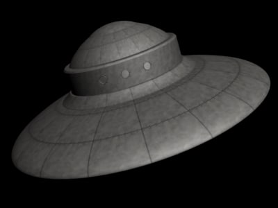 haunebu nazi ufo ww2 3d model
