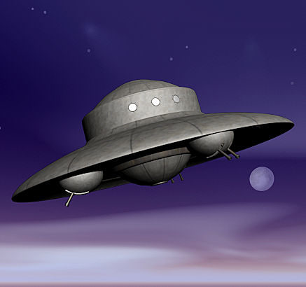 haunebu nazi ufo ww2 3d model