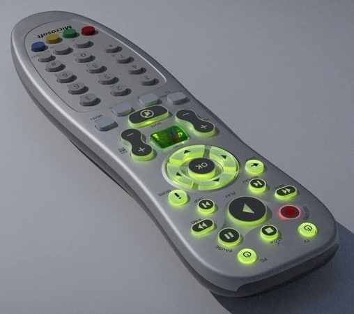modelo 3d Control remoto de Media Center - TurboSquid 536988