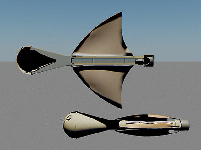 3d wwii german panzerwurfmine l model