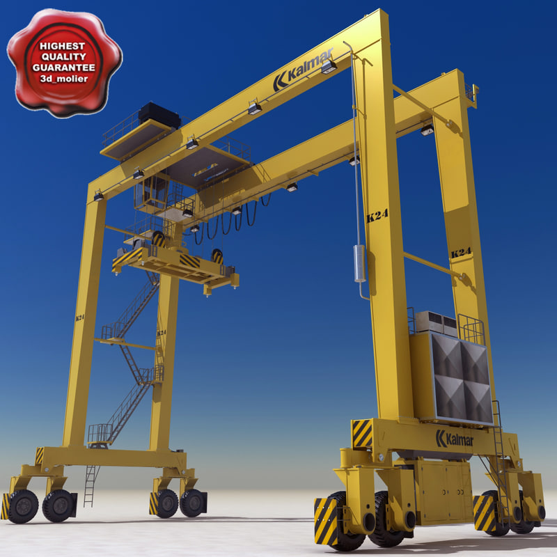 rtg crane kalmar 3ds