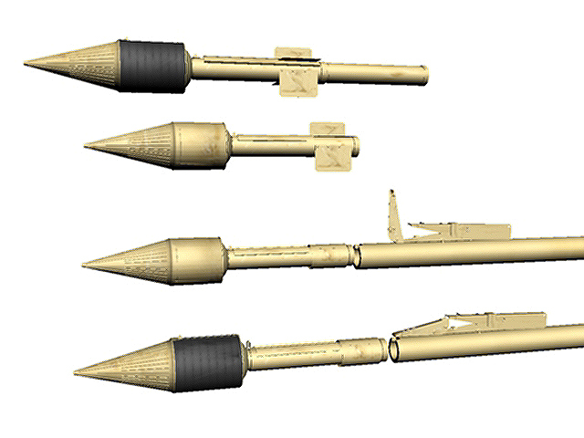 3d model wwii german panzerfaust 150