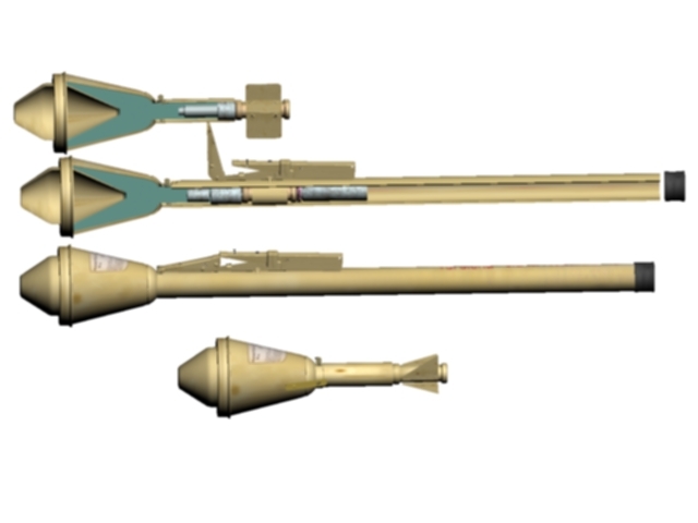 3d model wwii german panzerfaust 60